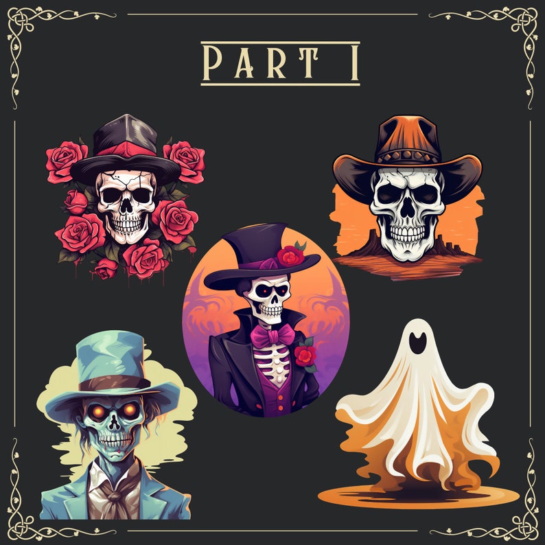 20 PNG Spooky Clipart Collection, Halloween Western Transparent ...