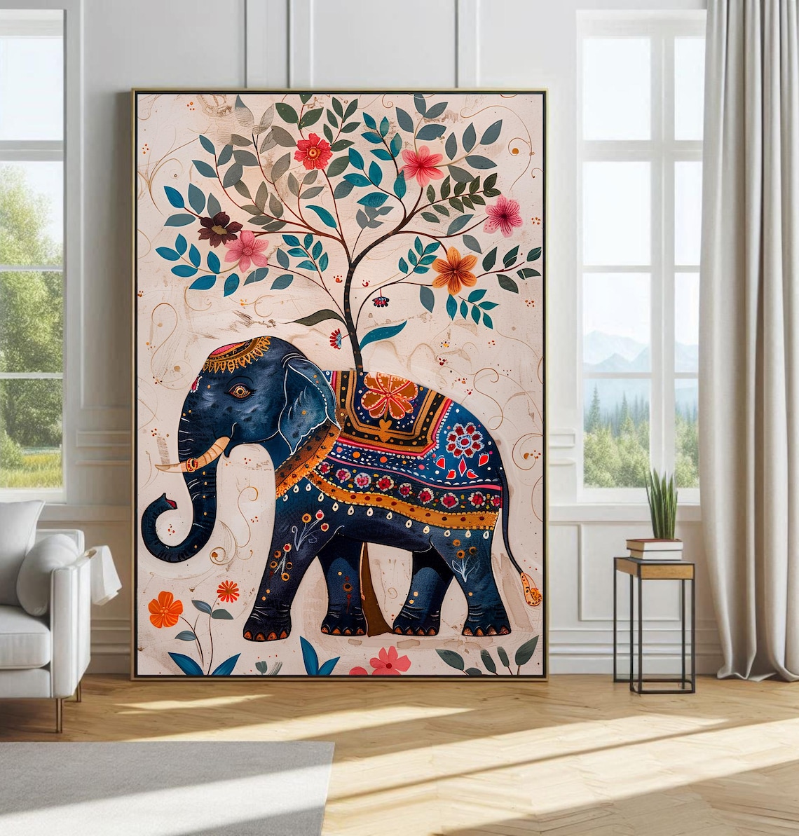 Traditional Indian Elephant, Indian Folk Art, Vintage Indian Palace ...