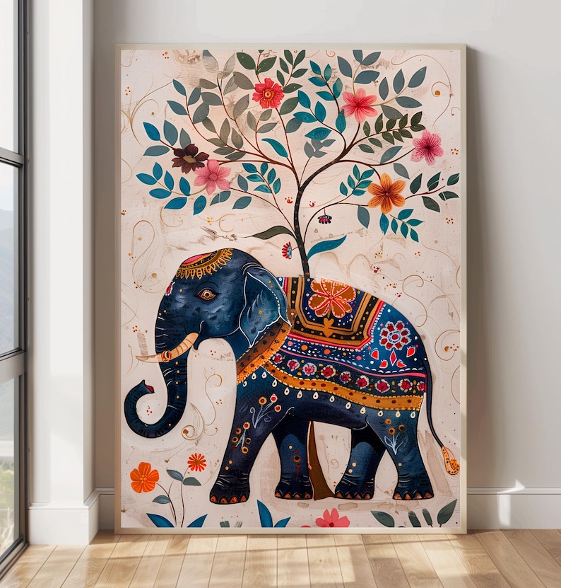 Traditional Indian Elephant, Indian Folk Art, Indian Temple Elephant ...