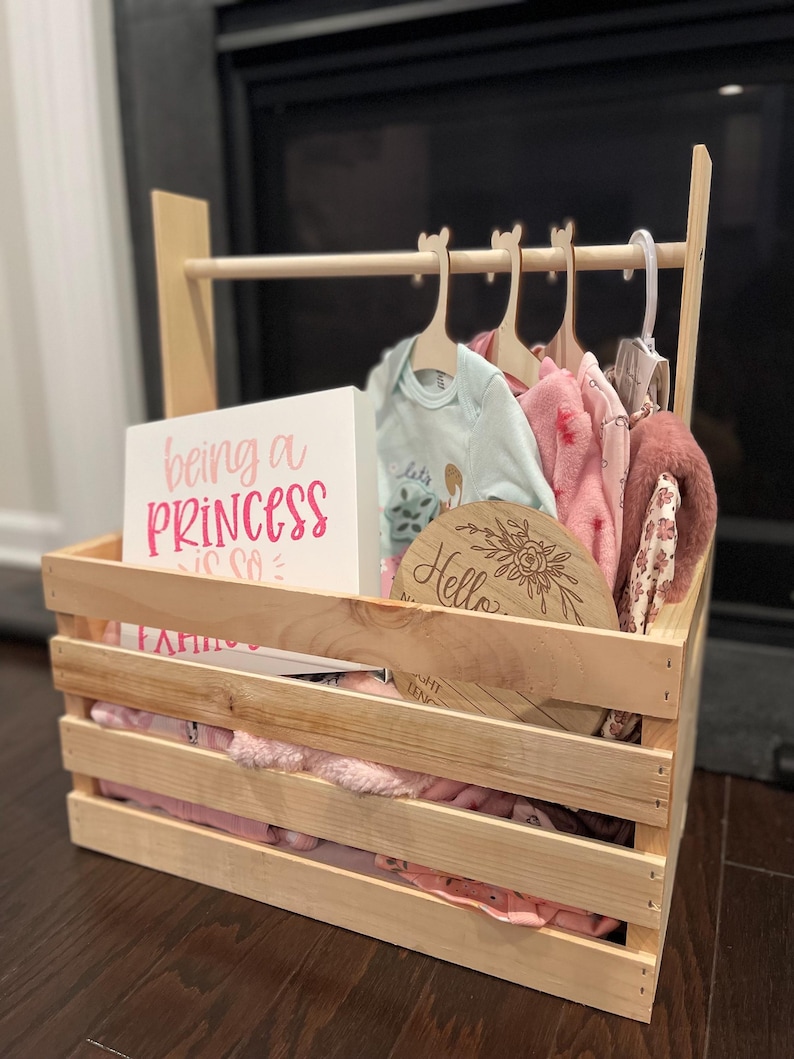 Wooden Baby Shower Closet Gift - Etsy
