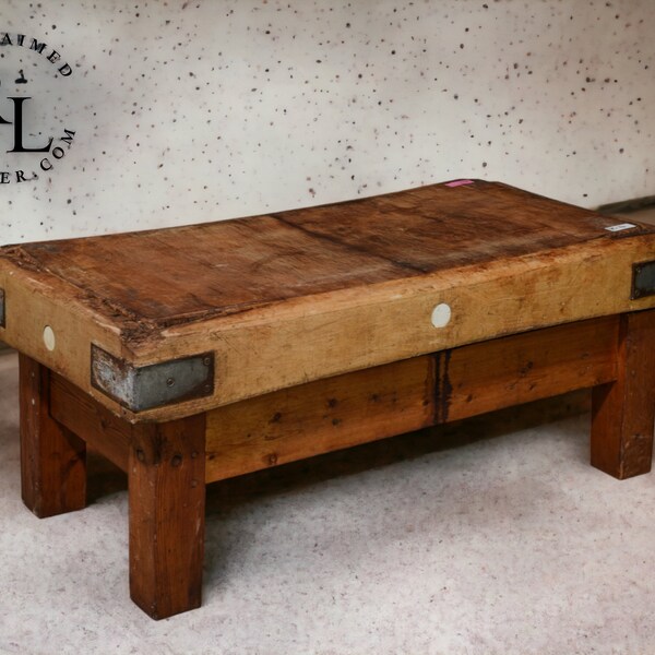 Butcher Block Table - Etsy