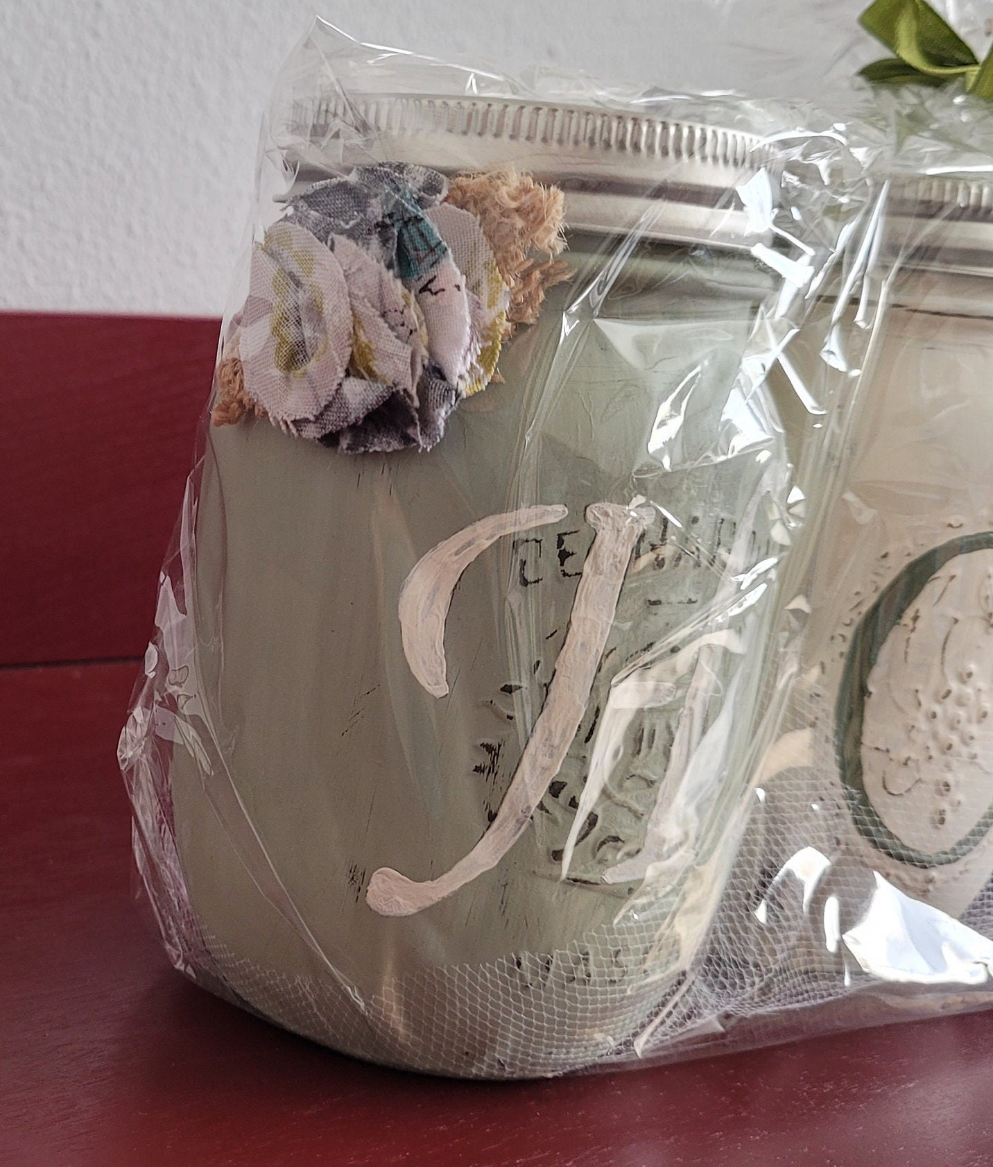 Painted Small Mason "home" Jars - Etsy