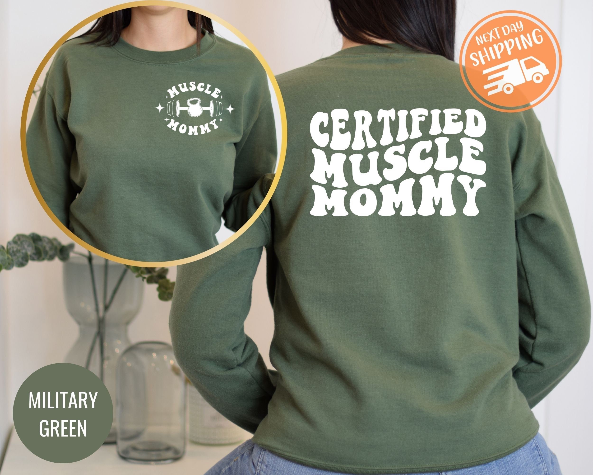 Muscle Mommy Shirt, Motivational Shirt for Women, Certified Muscle ...