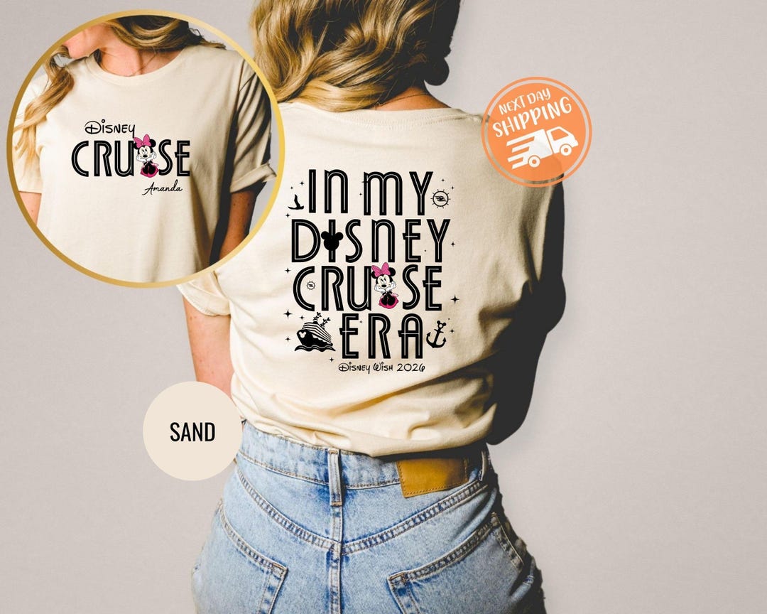 Custom in My Disney Cruise Era 2026 Shirt, Mickey & Friends Cruising ...