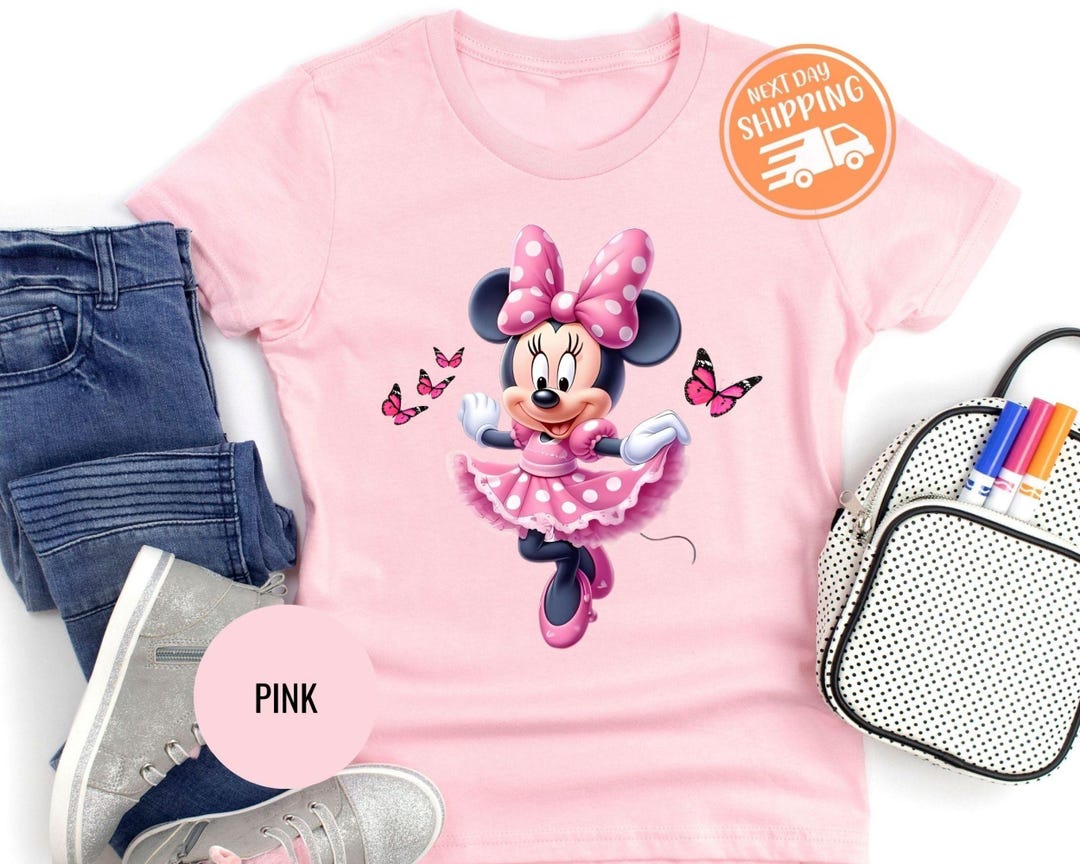Cute Pink Mini Mouse Shirt, Disneyland Shirt, Disney Mini Mouse Tee ...