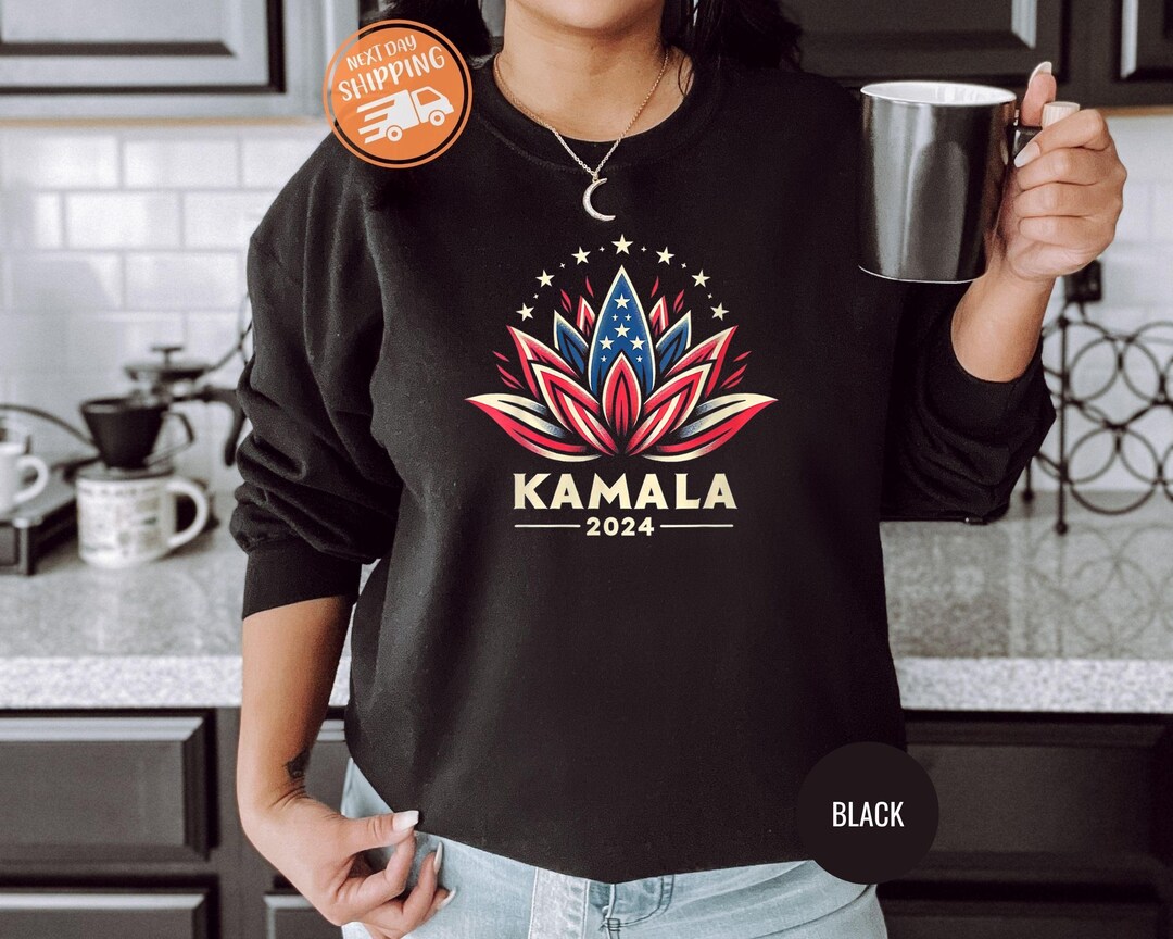 Kamala Harris 2024, Lotus Symbolism Presidential Campaign Unisex ...
