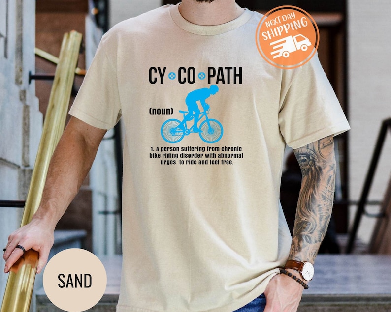 Cycopath Shirt, Cycopath Definition T-shirt, Bicycle T-shirt, Cycopath ...