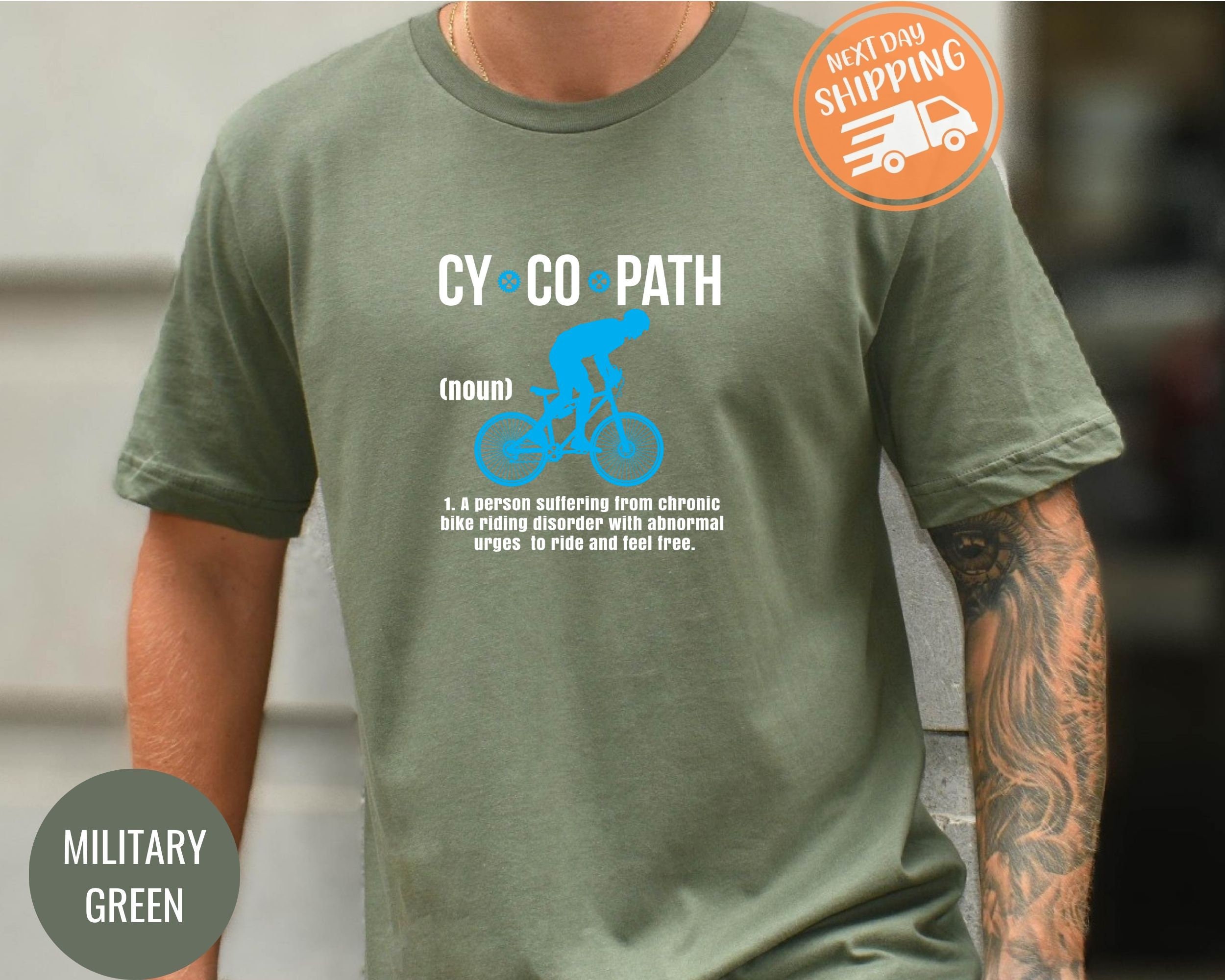 Cycopath Shirt, Cycopath Definition T-shirt, Bicycle T-shirt, Cycopath ...