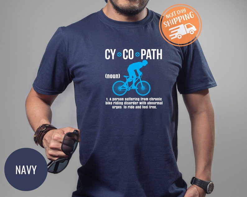 Cycopath Shirt, Cycopath Definition T-shirt, Bicycle T-shirt, Cycopath ...
