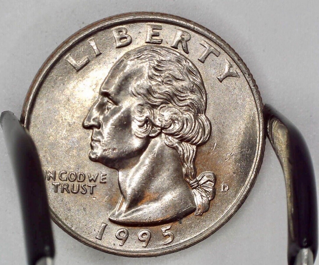 1995-D Washington Clad Quarter 25C Hand-plucked Delicious Book Fillers ...