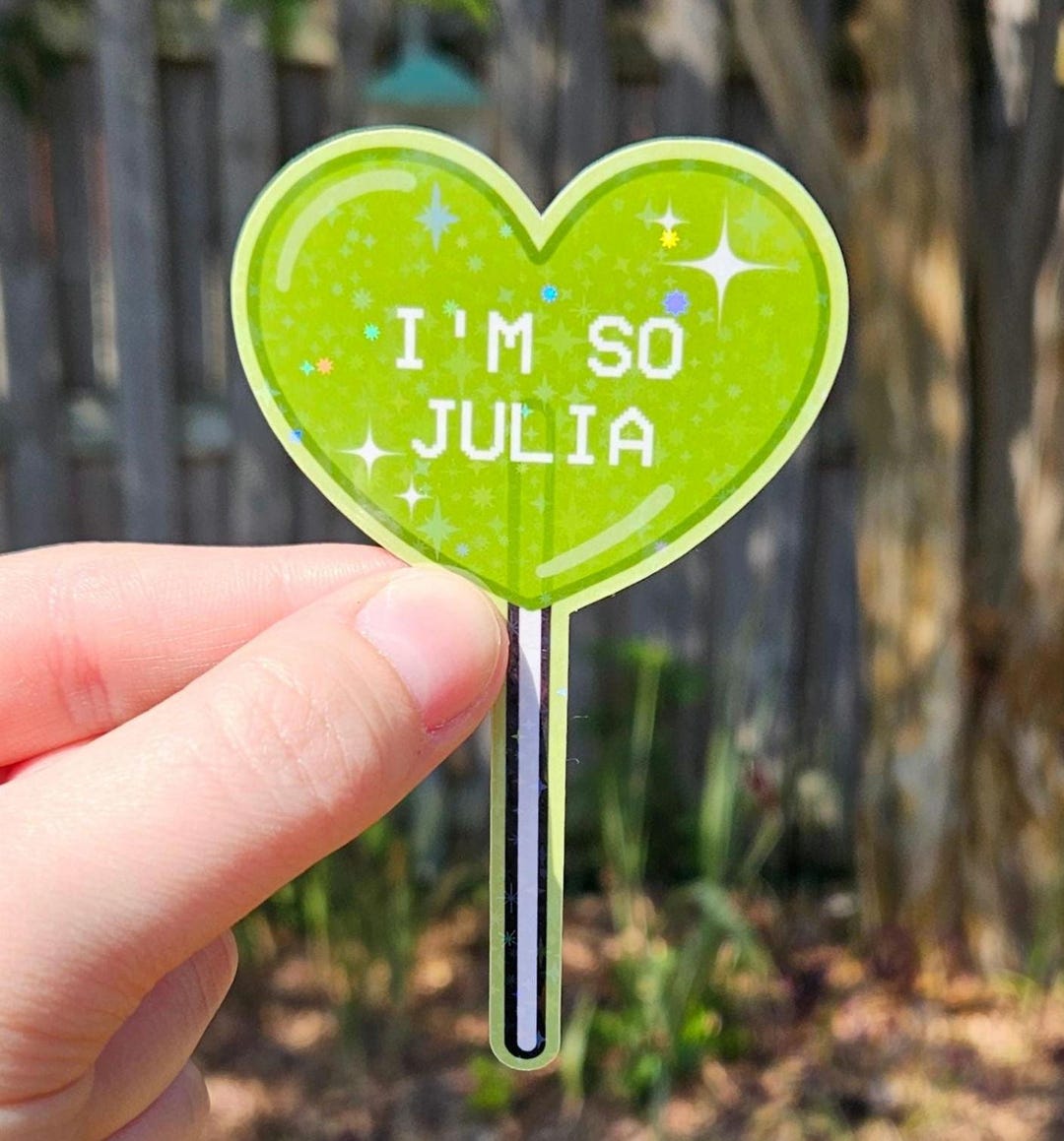 Charli XCX I'm so Julia Brat Vinyl Water Resistant Decal Sticker - Holo ...