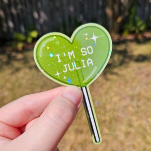 Charli XCX I'm so Julia Brat Vinyl Water Resistant Decal Sticker Holo ...