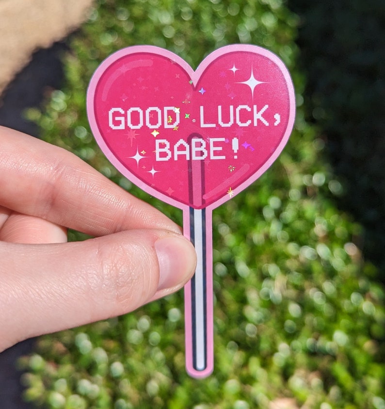 Chappell Roan Good Luck Babe Vinyl Water Resistant Decal Sticker Holo ...