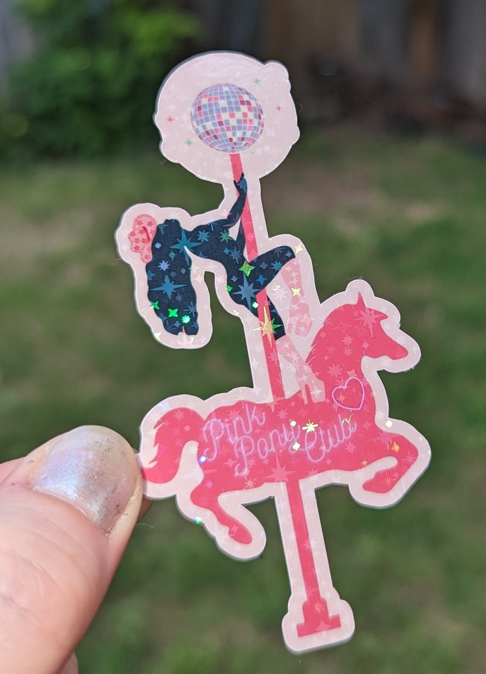 Chappell Roan Pink Pony Club Vinyl Water Resistant Decal Sticker Holo ...