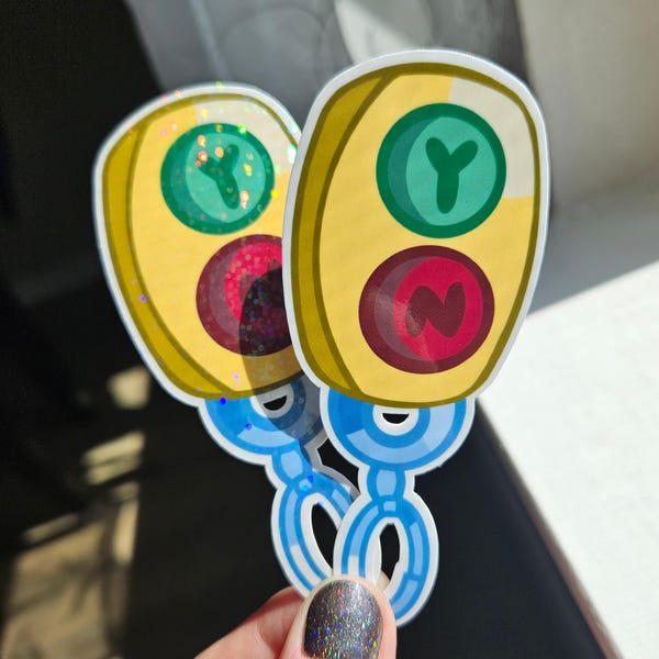 Bluey Yes No Button - Etsy