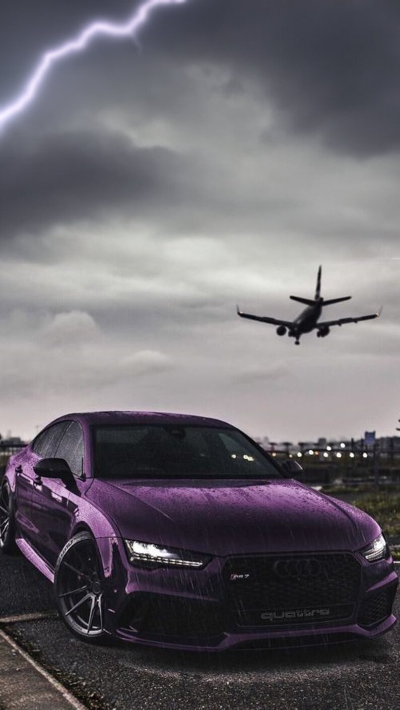 Set of 5 Phone Wallpapers With Cars, Digital Download Wallpaper - Etsy