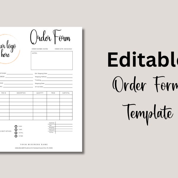 Custom Order Form - Etsy