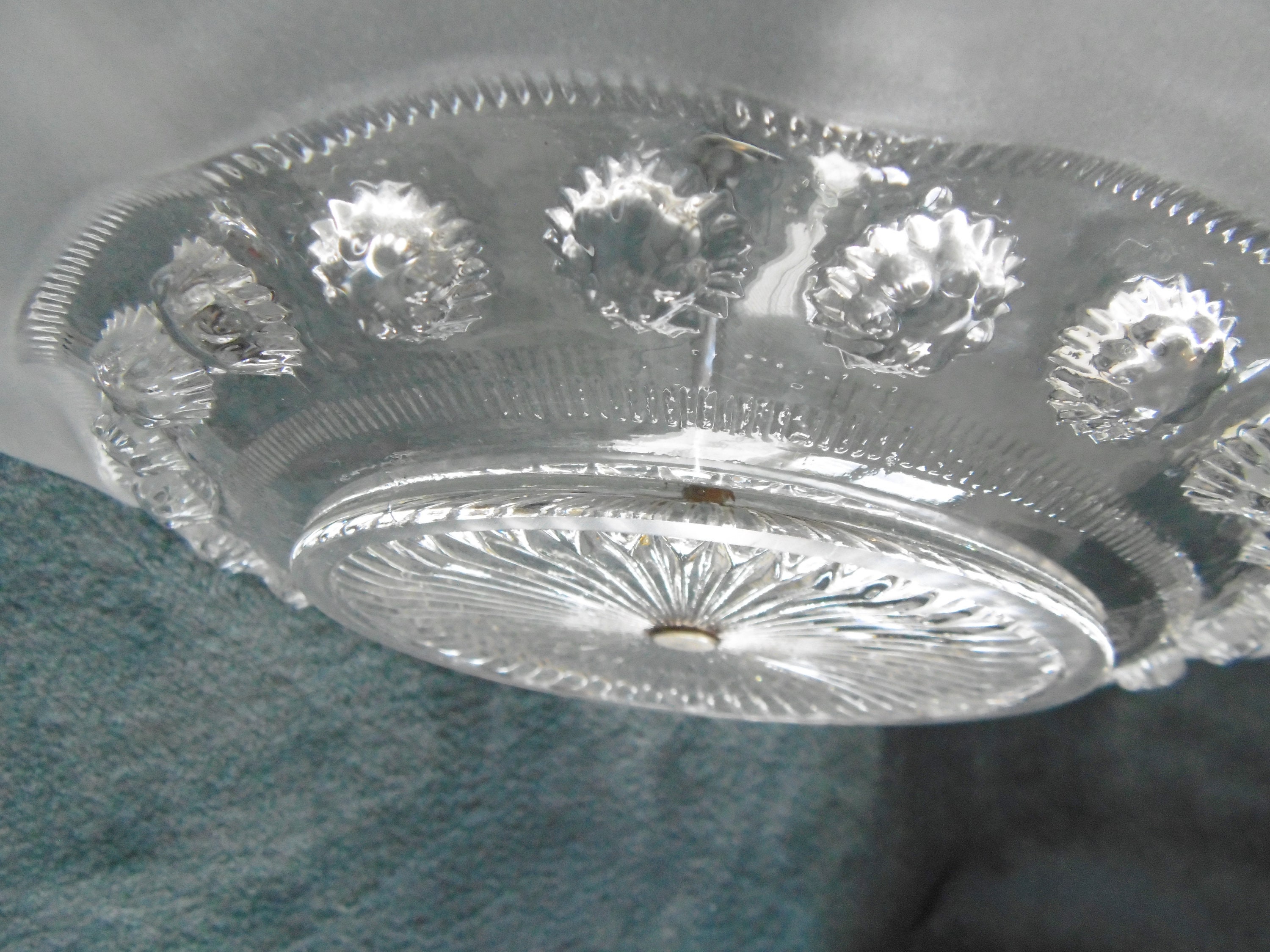 Stunning Art Nouveau Davidson Glass Raised Bullseyes 3 - Etsy