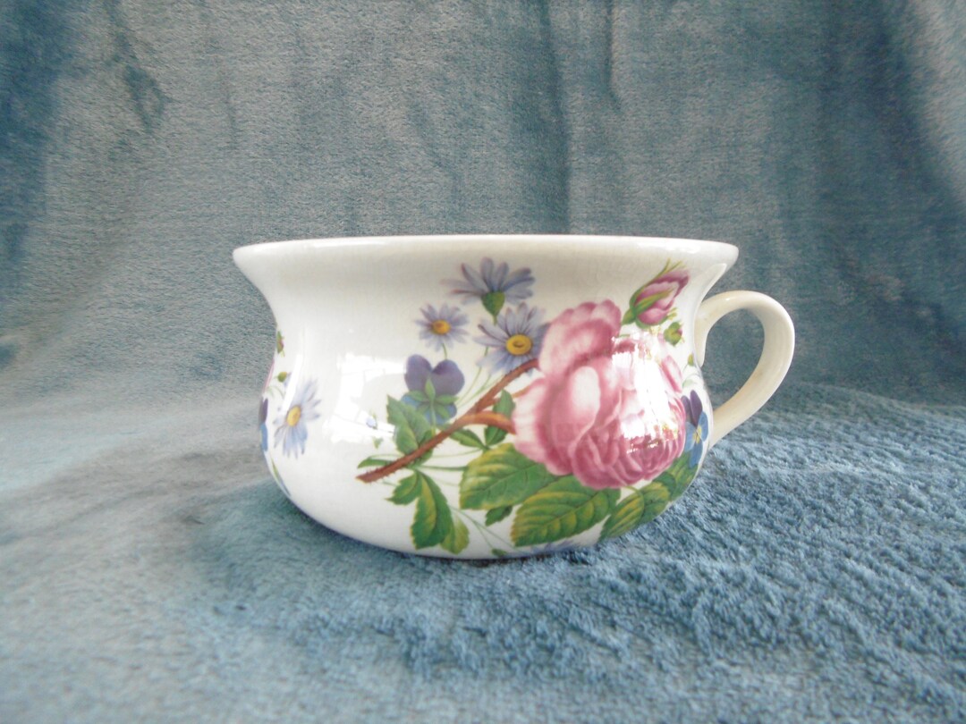 Portmeirion Flower Chamber Pot 1970s - Etsy