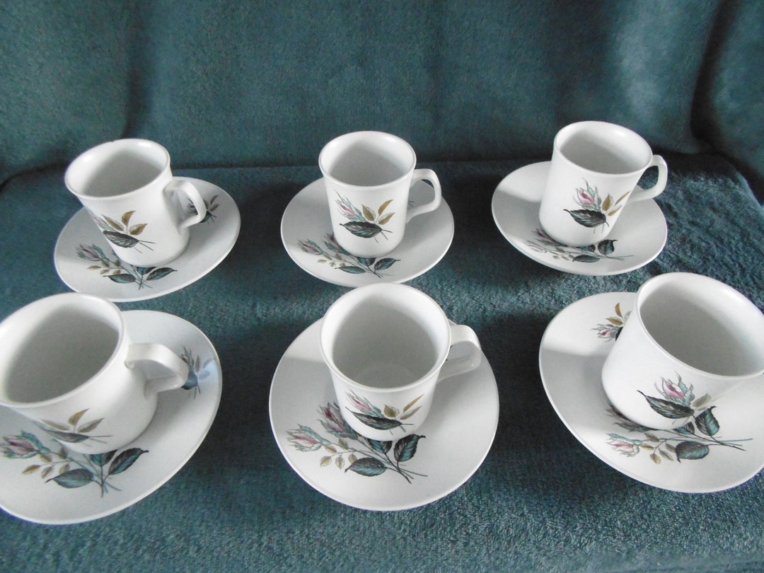 J&G Meakin Studio 6 X Cup and Saucer 1953 - Etsy UK