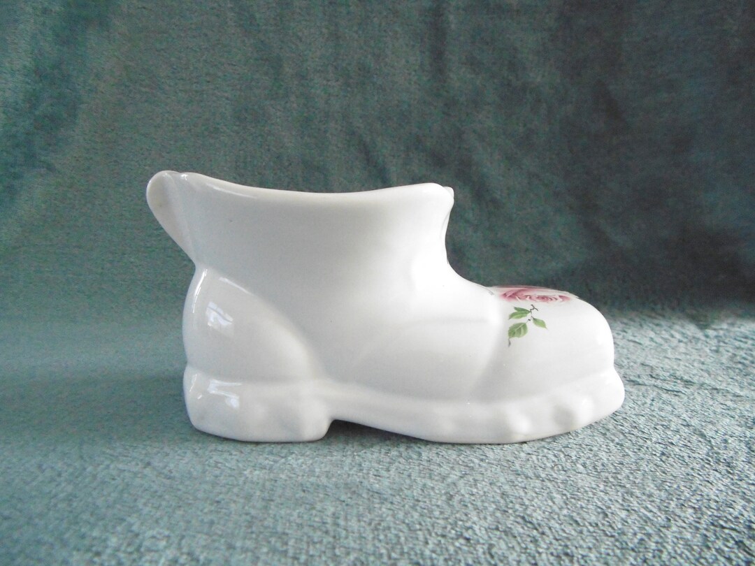Ceramic Boot Planter 1980s - Etsy