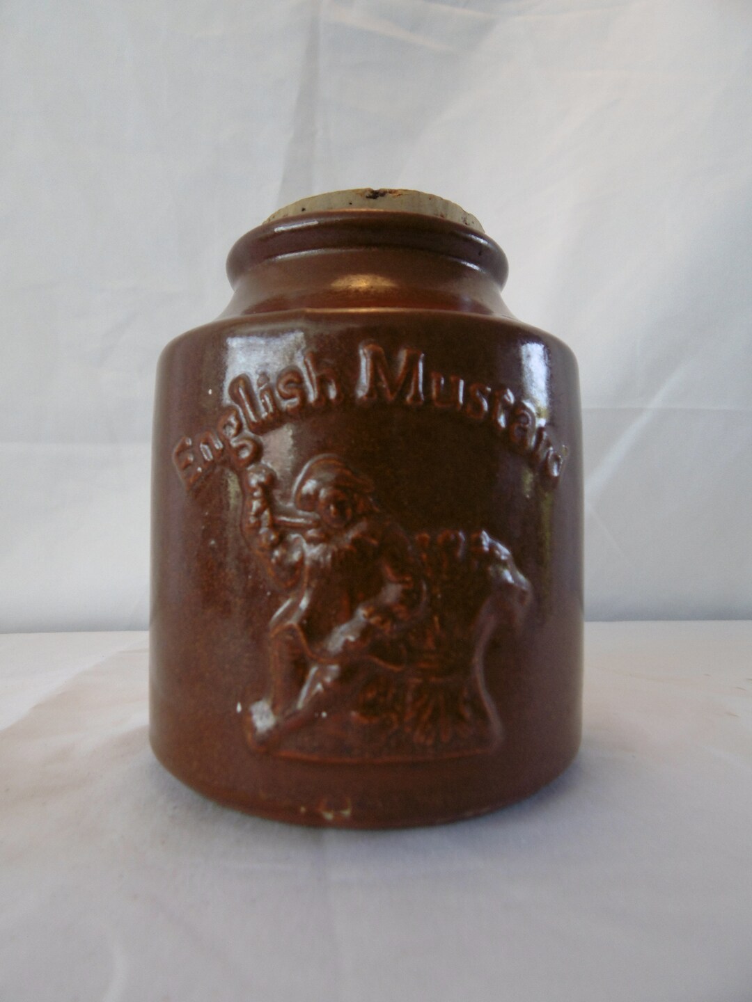 Harrods - Moira Farmhouse Stoneware Mustard Pot - 1940s - Etsy
