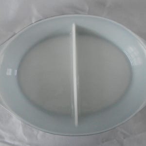 JAJ Pyrex Black and White Snowflake Vegetable Divider Dish With Lid ...