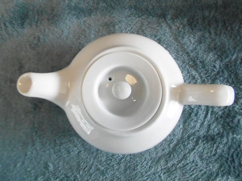 Mayfair Vitrified Hotelware White Teapot - 1990s - Etsy