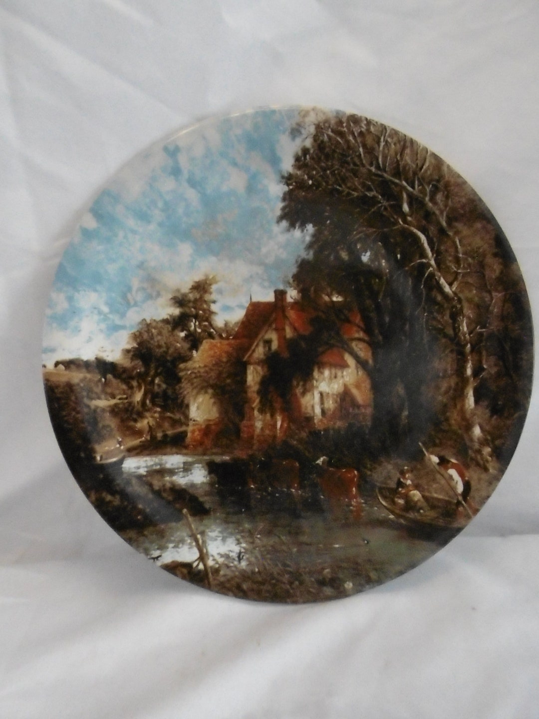 Royal Staffordshire Plate of John Constable "the Valley Farm" - Etsy