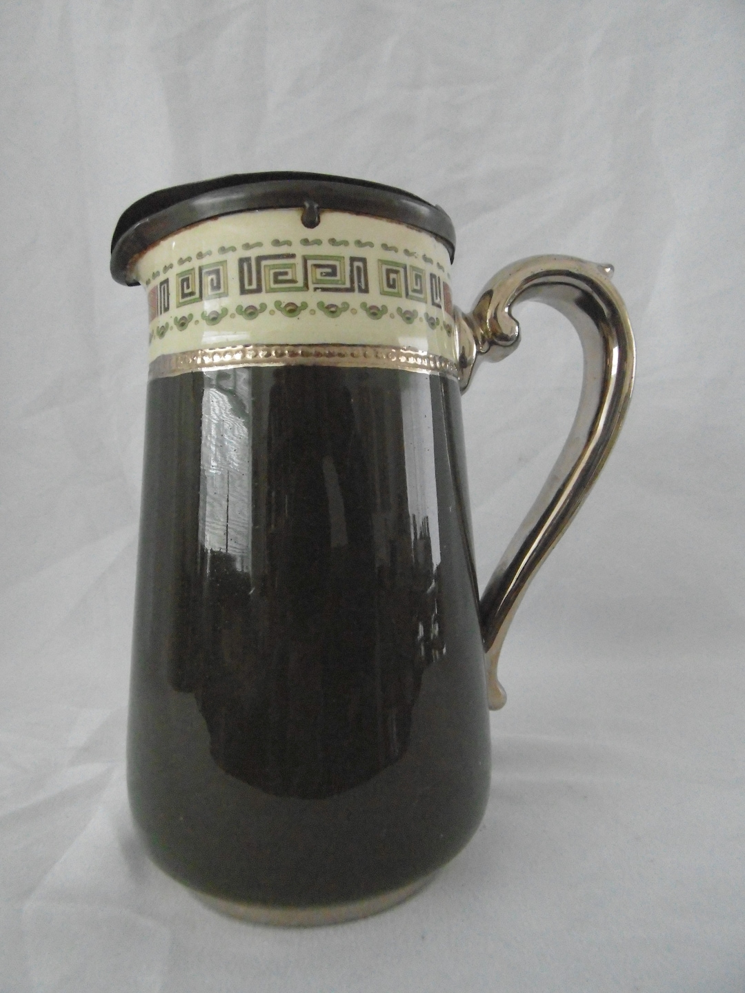 Gibson & Sons Hot Water Jug With Pewter Lid 1909 - Albany Harvey ...