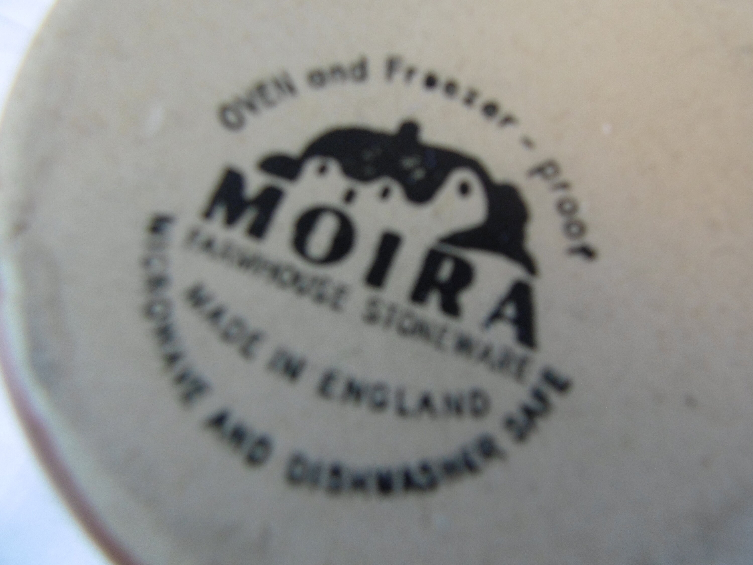 Harrods - Moira Farmhouse Stoneware Mustard Pot - 1940s - Etsy