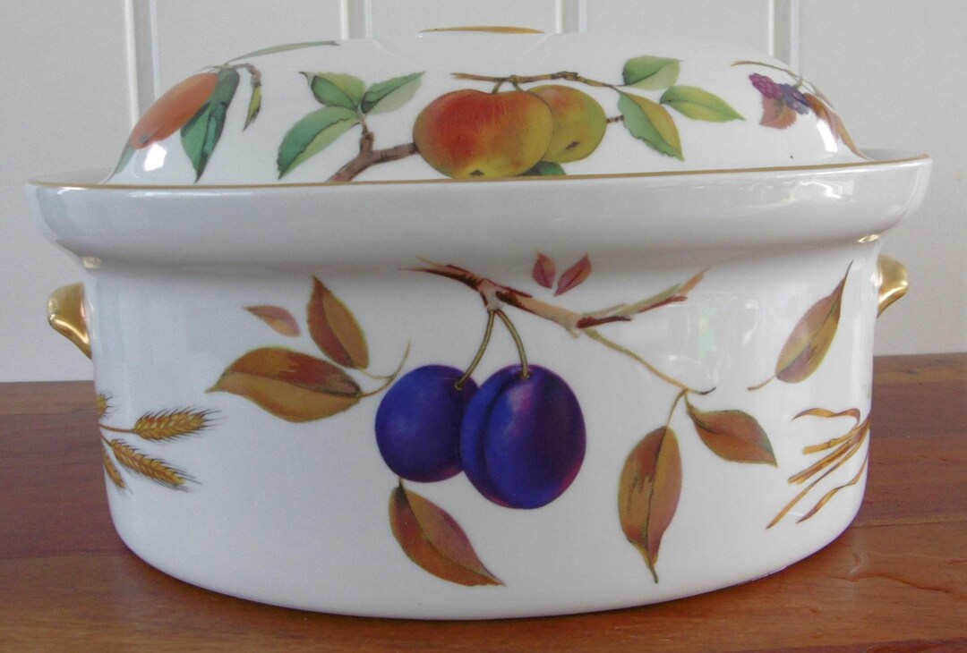 Royal Worcester Evesham Casserole Dish 1961 - Etsy