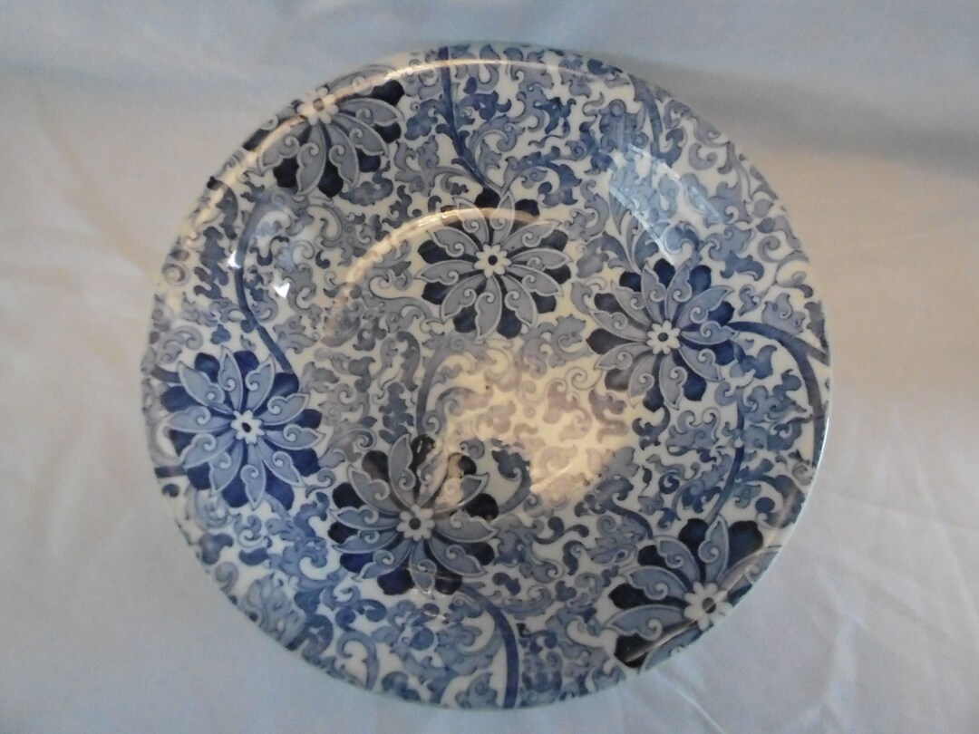 Frederick Rhead Design - Chung, Wood & Sons Blue and White Bowl, 1910 ...