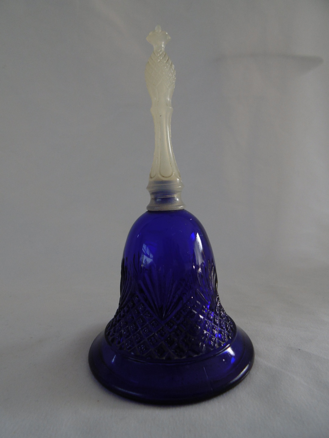 Avon Cobalt Blue Bell Shaped Perfume Bottle 1970s - Etsy