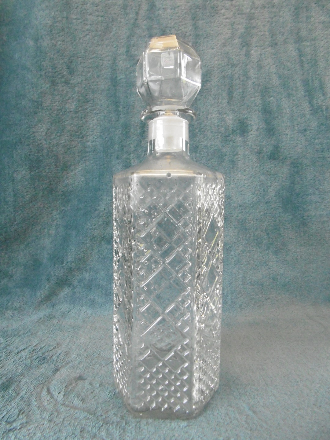 DCL Cut Glass Commemorative Decanter - 1977 - Etsy