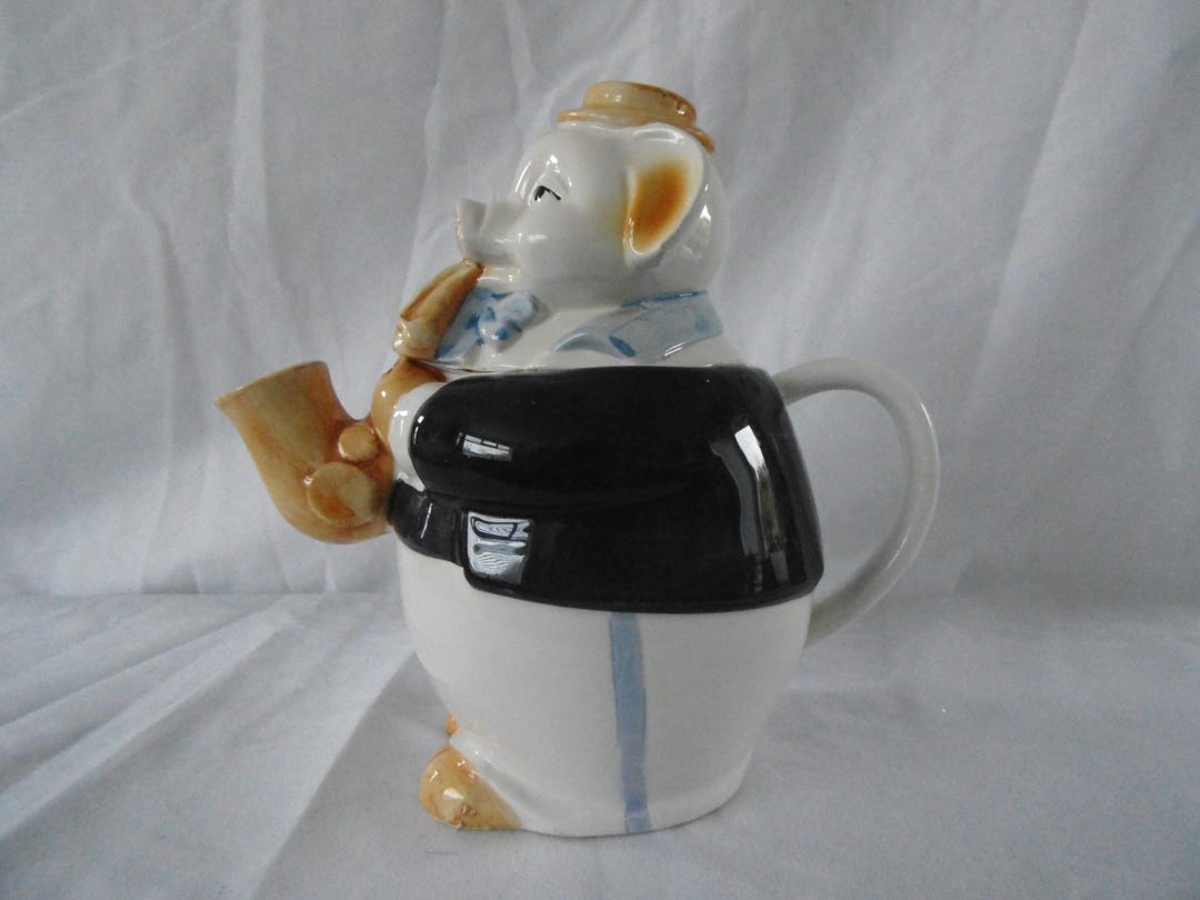 Novelty Pig Playing Saxophone Teapot 1980s - Etsy