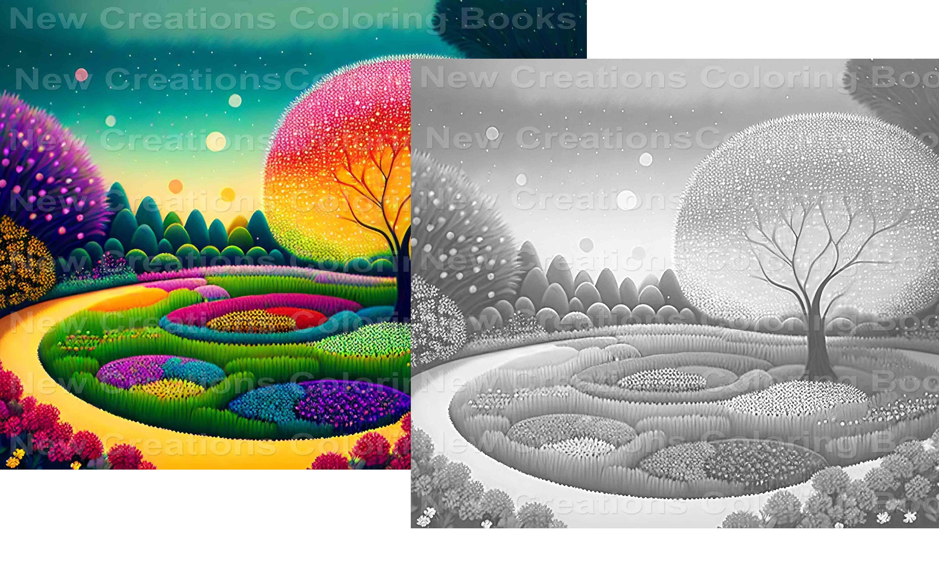 NCC AI BUNDLES: Dotted Landscapes - Etsy