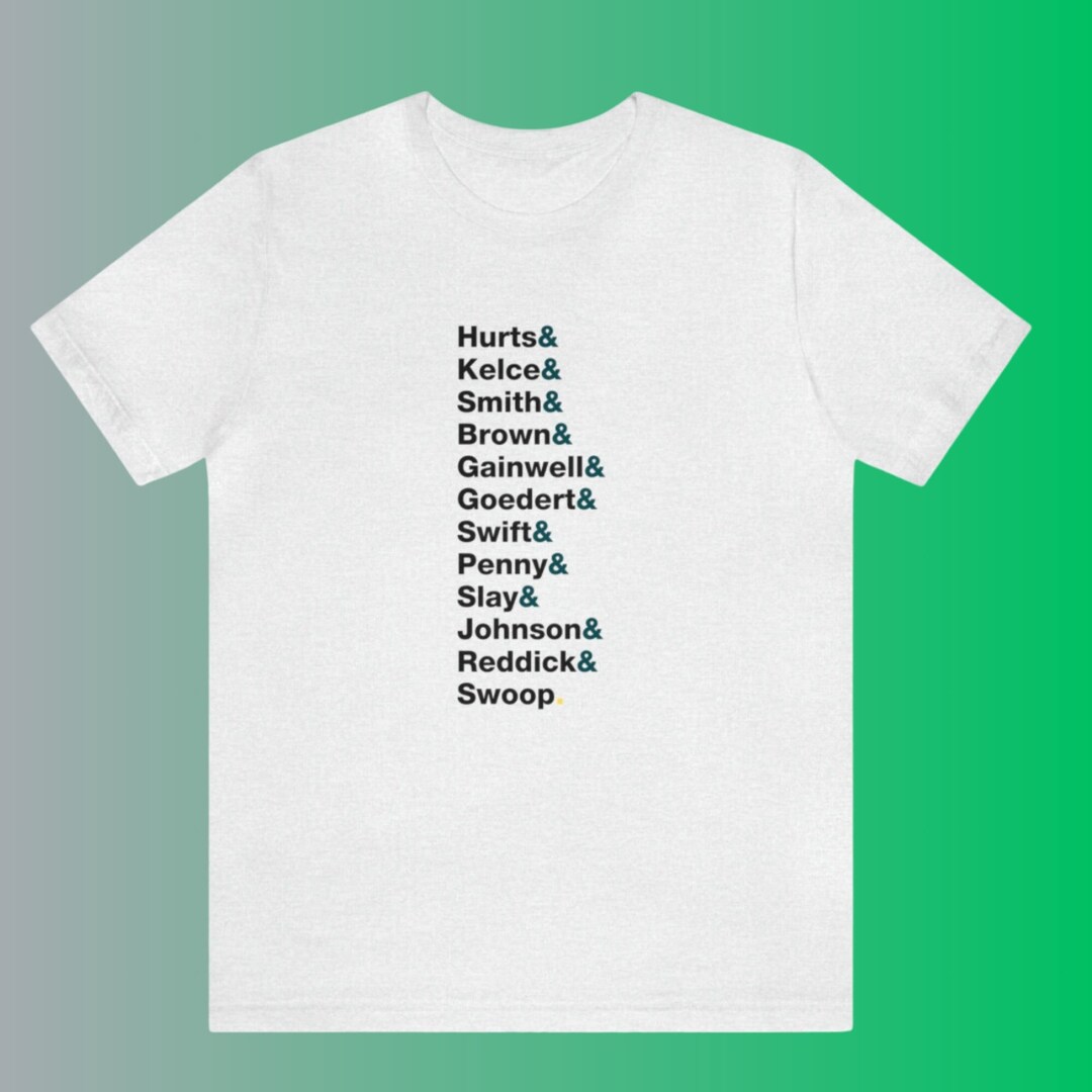 Philadelphia Eagles Roster Fly Eagles Fly Go Birds Jalen - Etsy