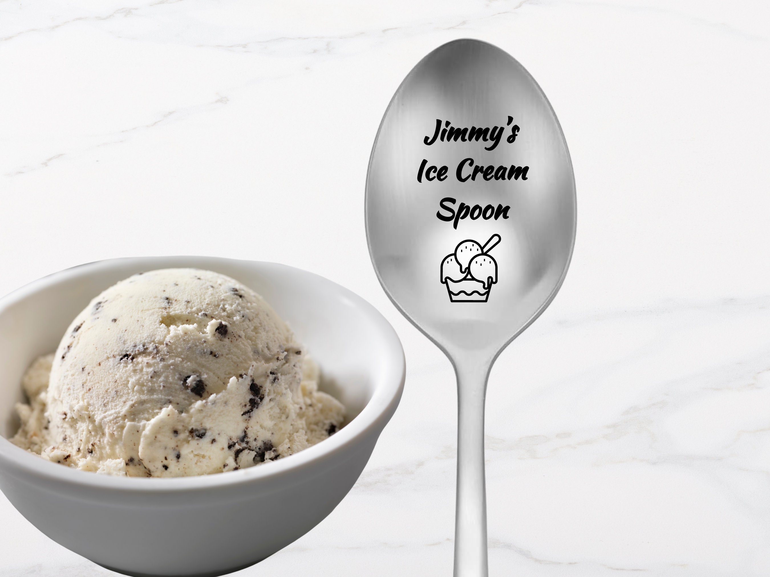 Customized Ice Cream Spoons, Personalized Ice Cream Spoon, Ice Cream Gift, Ice Cream Spoon Gift ...