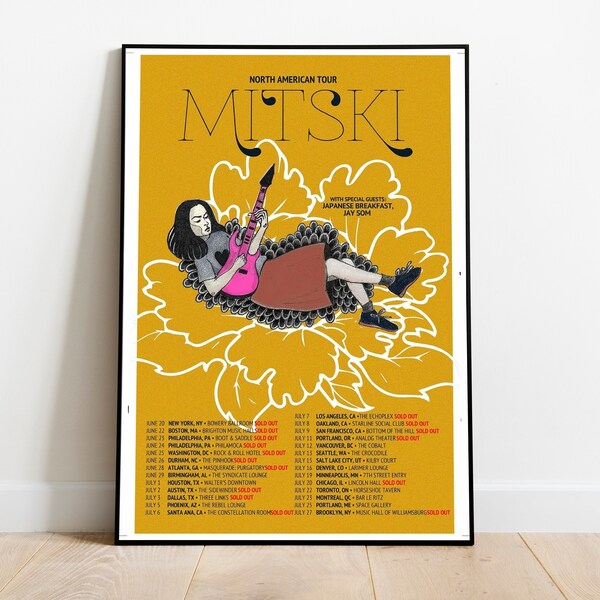 Mitski Tour Poster - Etsy