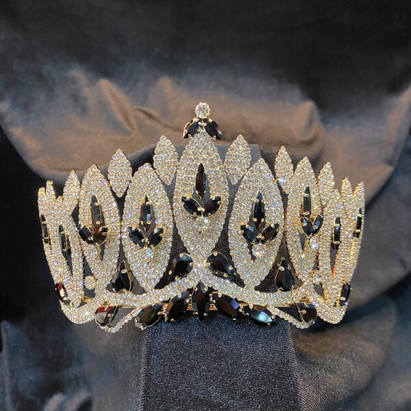 Black Tiara - Etsy