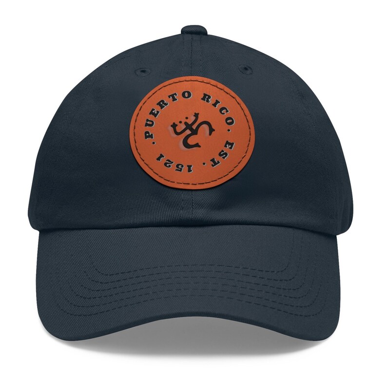 Puerto Rico Trucker Hat With Leather Patch - Etsy