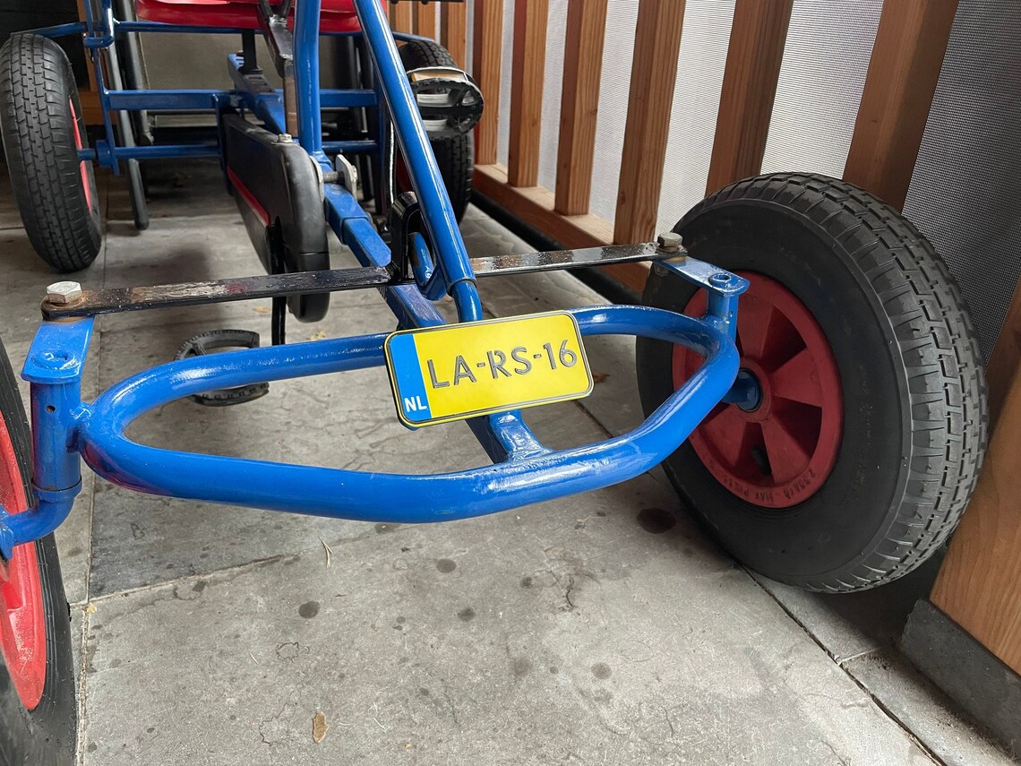 Go-kart License Plate License Plate Pedal Go-kart Berg - Etsy