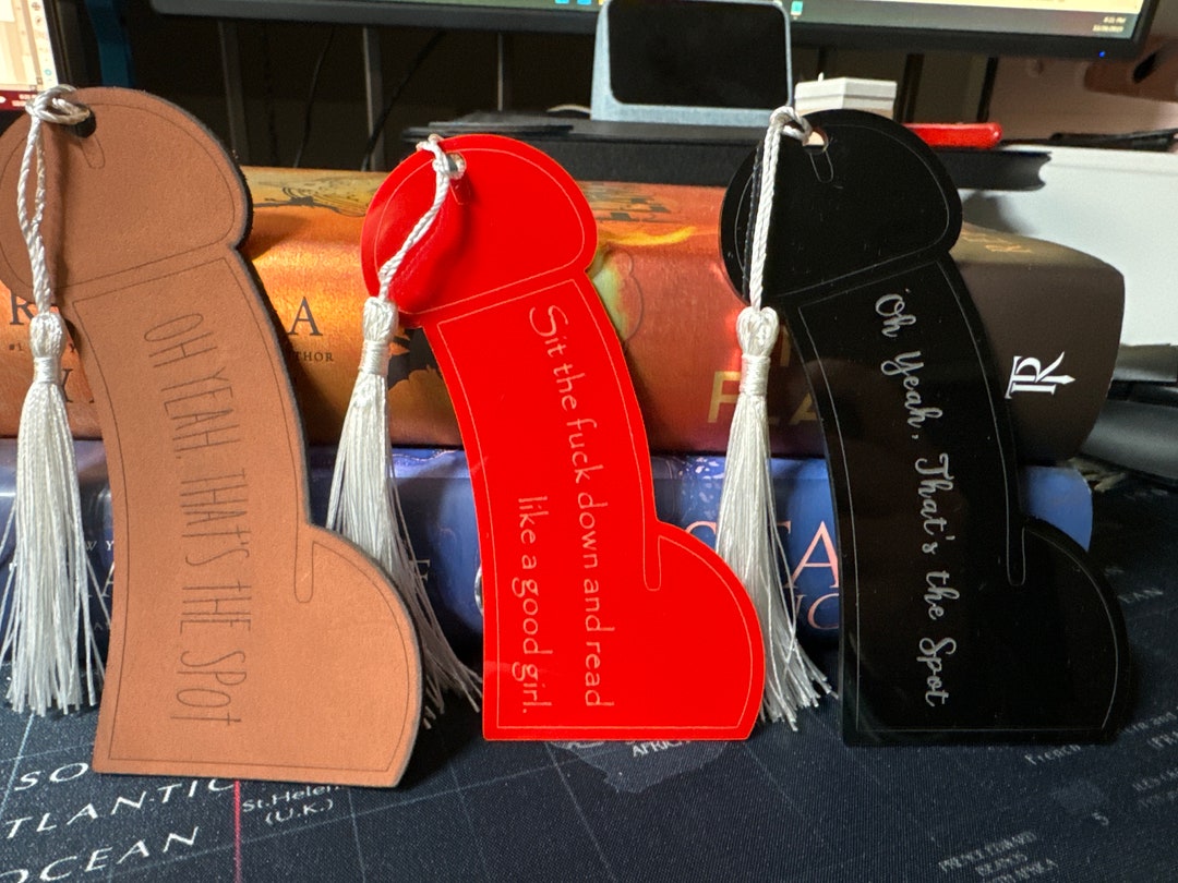 Dickmark, That's the Spot Dirty Bookmark, Smut, Funny Gift for Book ...