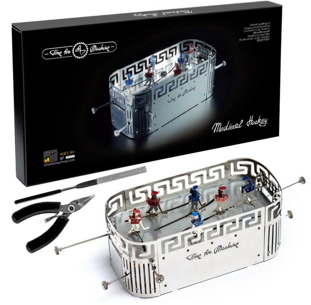 Medieval Hockey Metal Kit Metal Board Game Model Kit DIY Movable Model ...