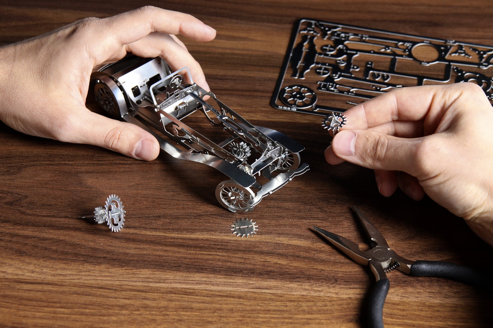 Glorious Cabrio Diy Model Kit Metal 3d Puzzle Model Kit Mechanical ...