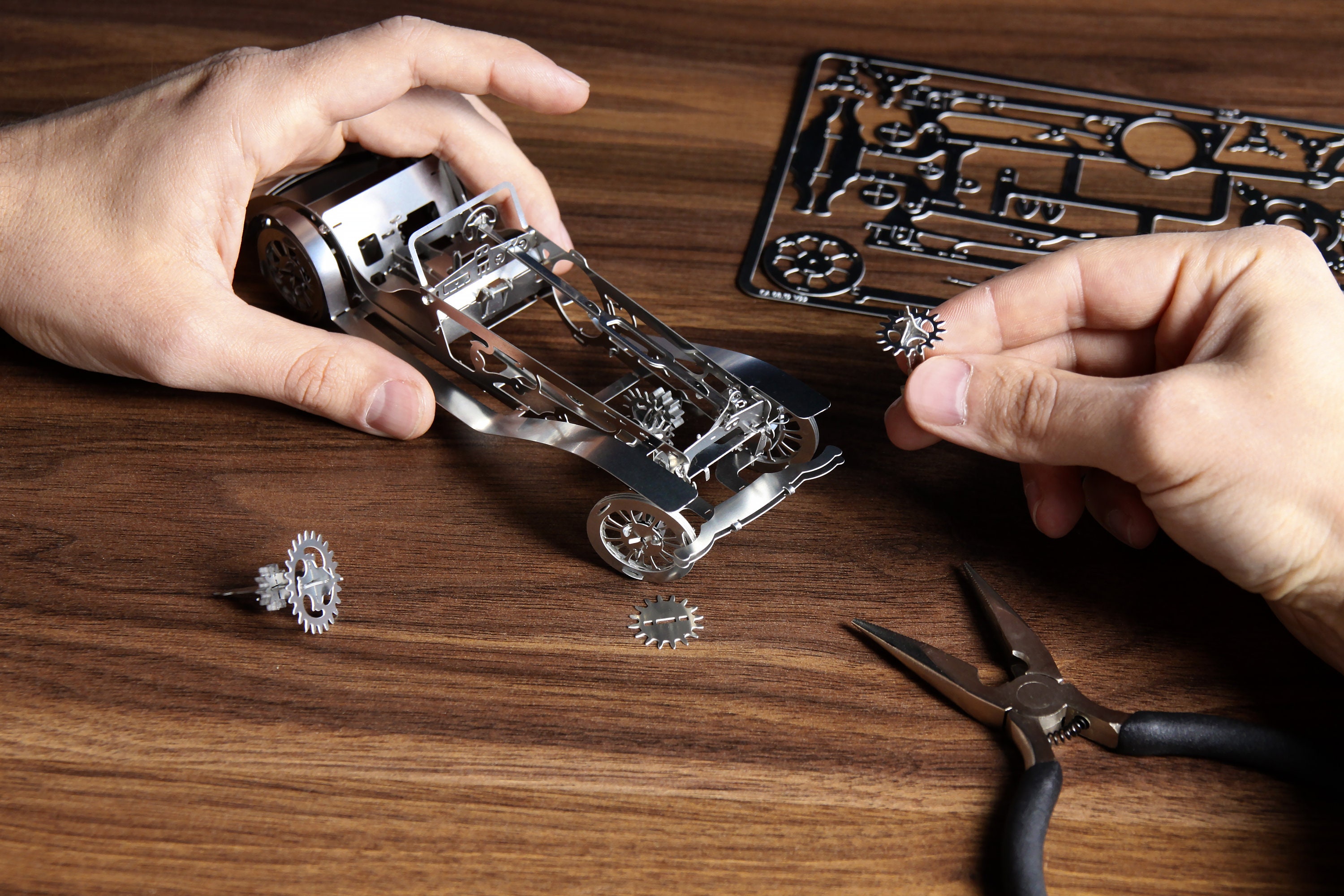 Glorious Cabrio Diy Model Kit Metal 3d Puzzle Model Kit Mechanical ...