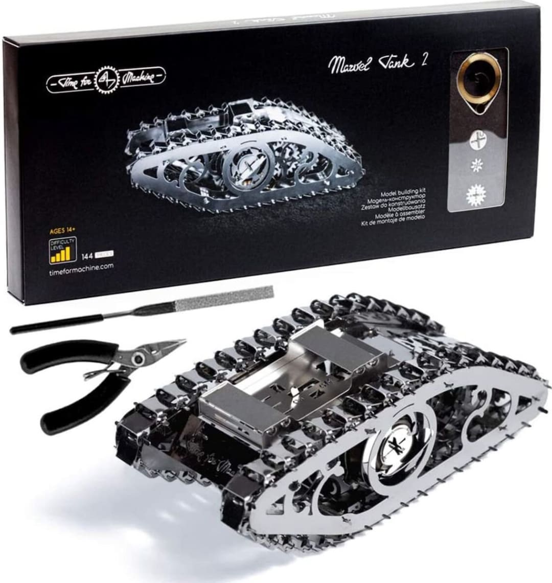 Marvel Tank Metal Kit Steampunk Dieselpunk Tank Kit Scale Model 3D ...