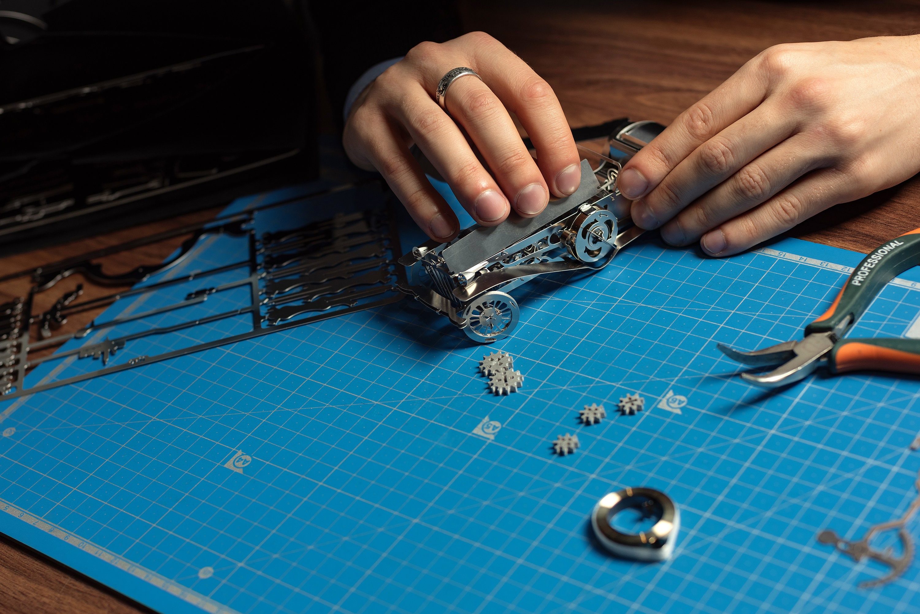 Glorious Cabrio Diy Model Kit Metal 3d Puzzle Model Kit Mechanical ...