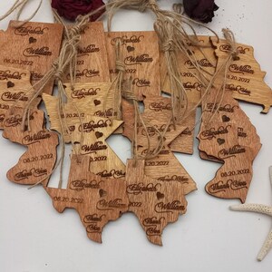 Map Favors, Wedding Favors, Favors for Guests, guests in Bulk, Map of ...